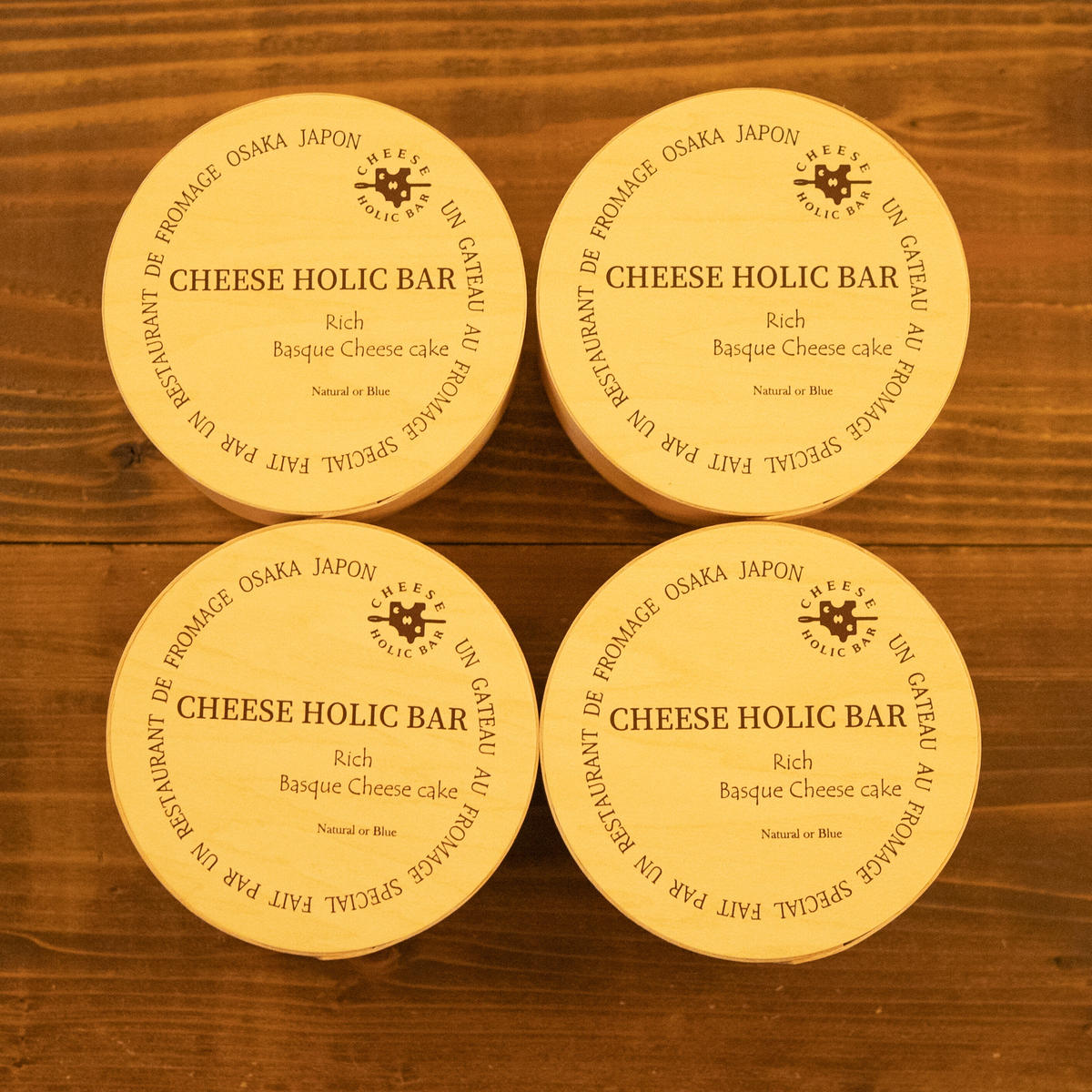 リッチバスクチーズケーキ 選べる4個セット | CHEESE HOLIC BAR