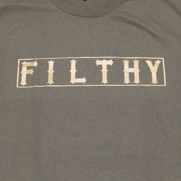 FILTHY HAWAII Filthy Hawaii TSHIRTS カーキ/ゴールド ...