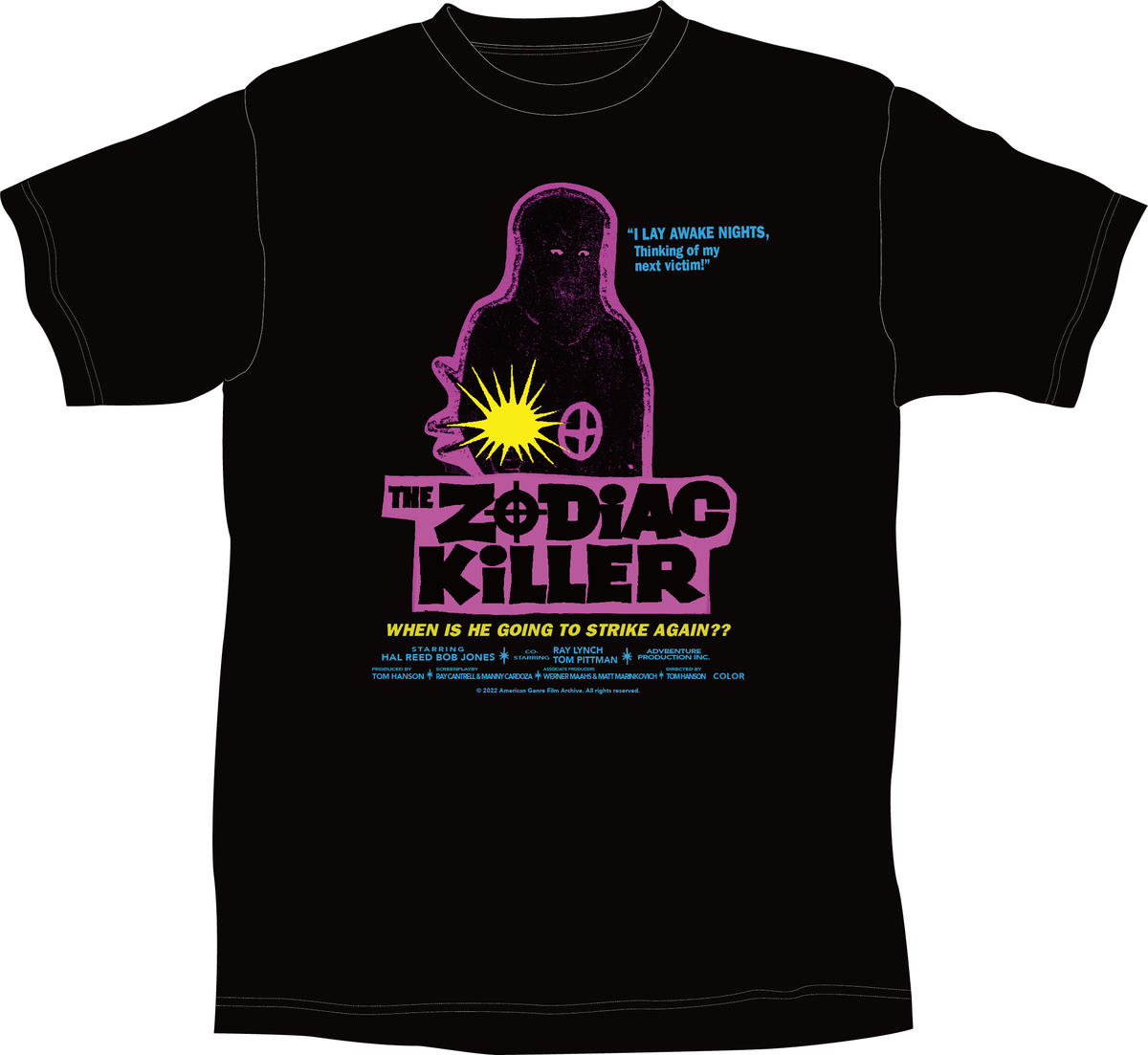 ≪大暴走・野蛮地獄≫『サンフランシスコ連続殺人鬼』Tシャツ | CINEM＠RT STORE