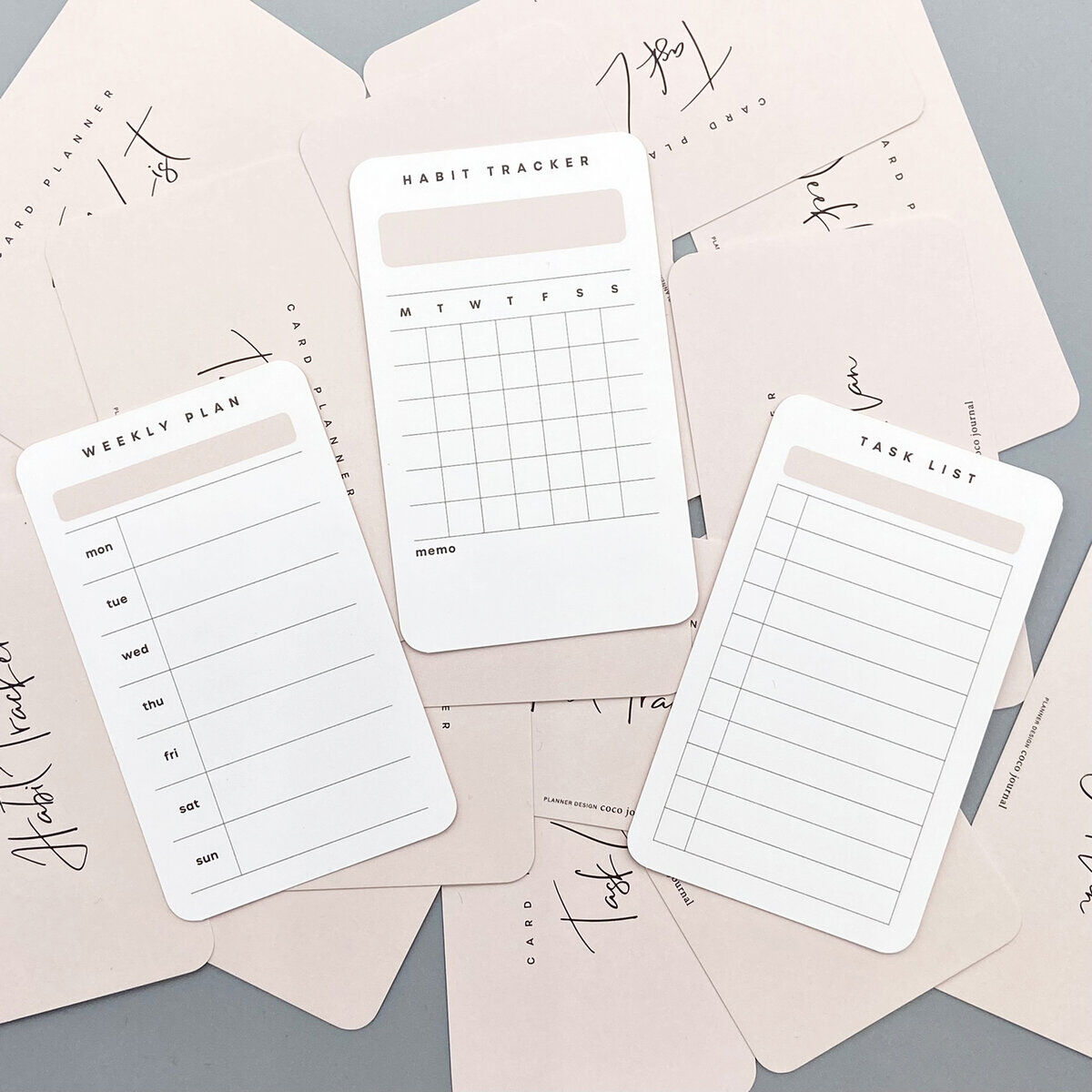 Card Planner／ウィークリープラン《CP02》 | coco journal