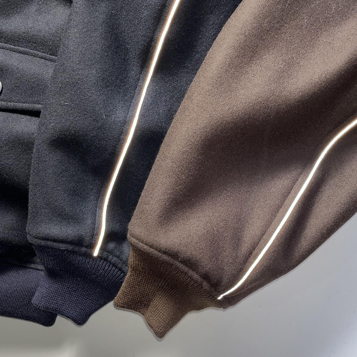 COMFORTABLE REASON "Melton Bomber Jacket" | Cop...