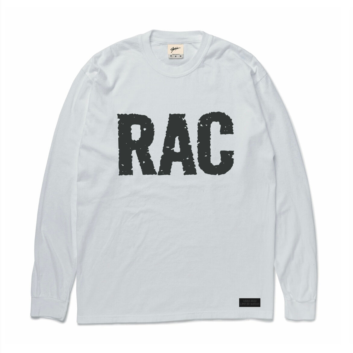 RAC L/S T-shirt (White×Black) | CORAL CRUISER