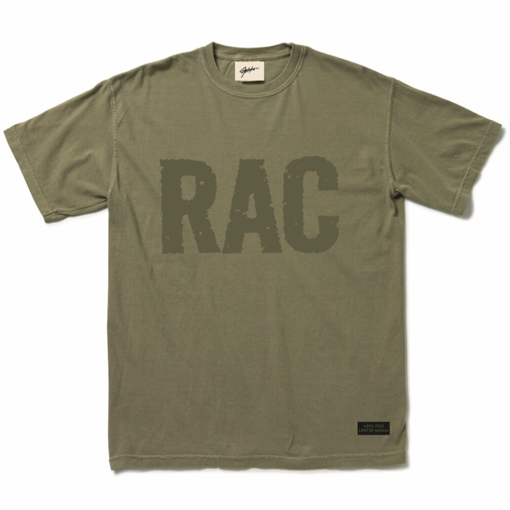RAC T-shirt (Khaki×Dark khaki) | CORAL CRUISER