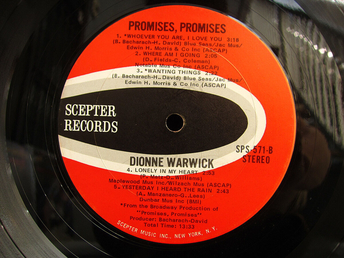 DIONNE WARWICK Promises, Promises SCEPTER RECOR...