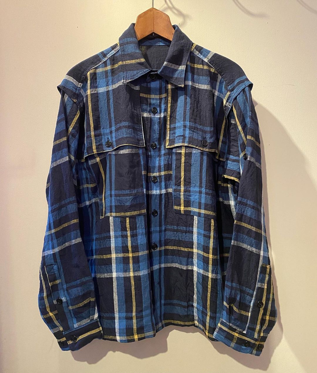 kenneth field -FIELD SHIRTS-（LINEN PLAIDS） | cr...