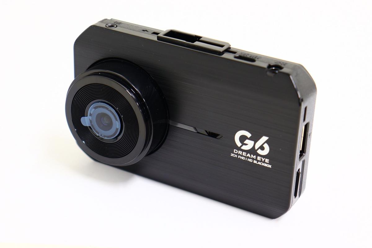 Gnet G6 2CH FHD/HD 高性能・多機能 前後録画 ドライブレコーダー 感圧式タッ...