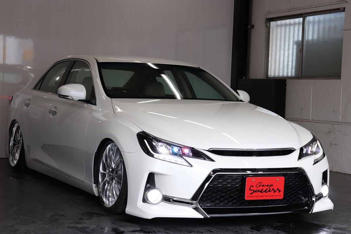 ★受注生産商品★ GRX130 マークX 純正 G'sフロントバンパー 色付 GRX130...