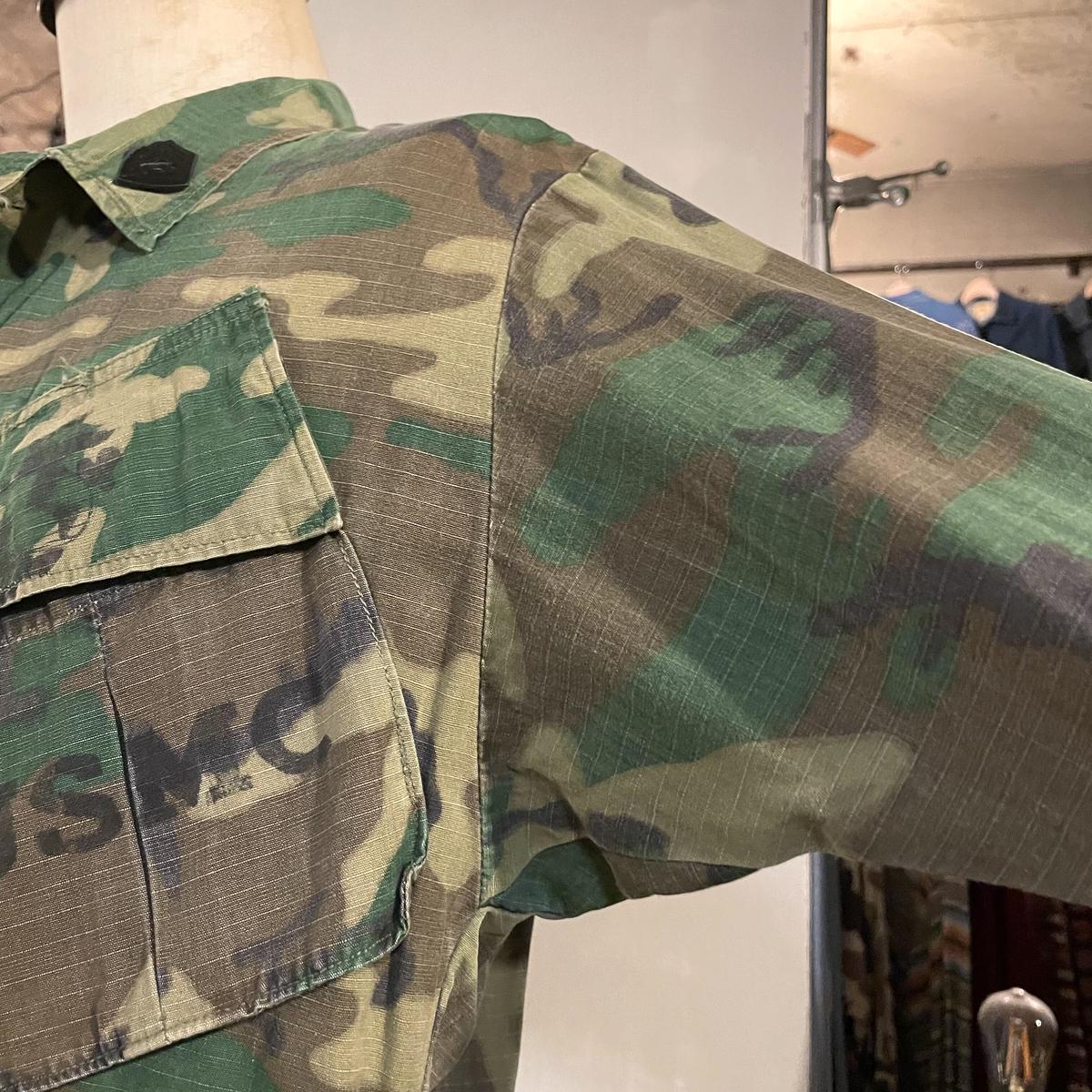 60s USMC Jungle Fatigue Jacket ブラウンリーフ ファティーグジャ...