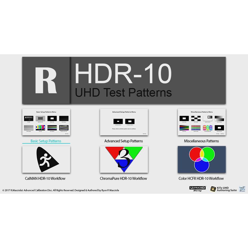 DVS UHD|HDR-10 Test Pattern Suite(MP4/TS) 「デジタル...