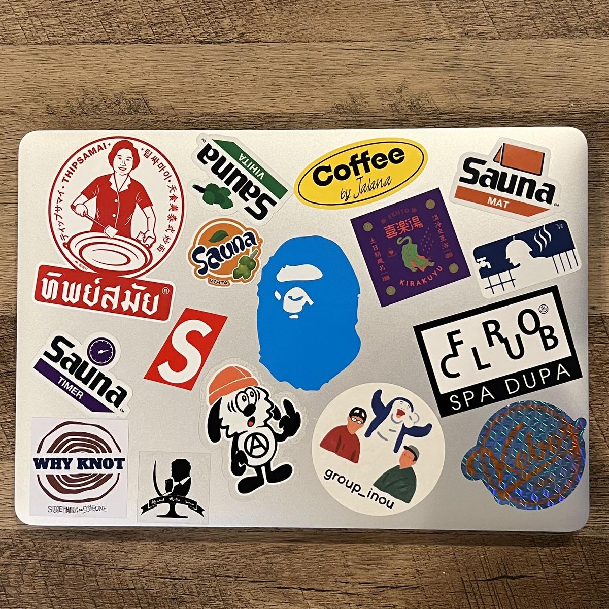 sauna logo sticker SET | egamart