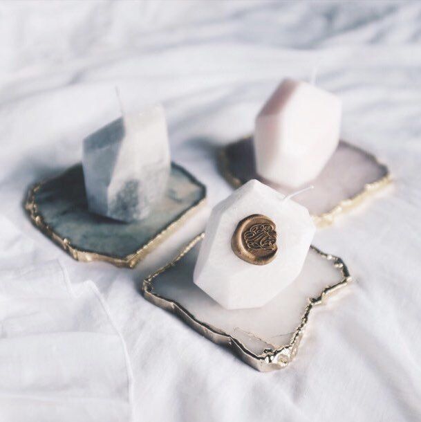 &Musée Candle Stone Set | &M