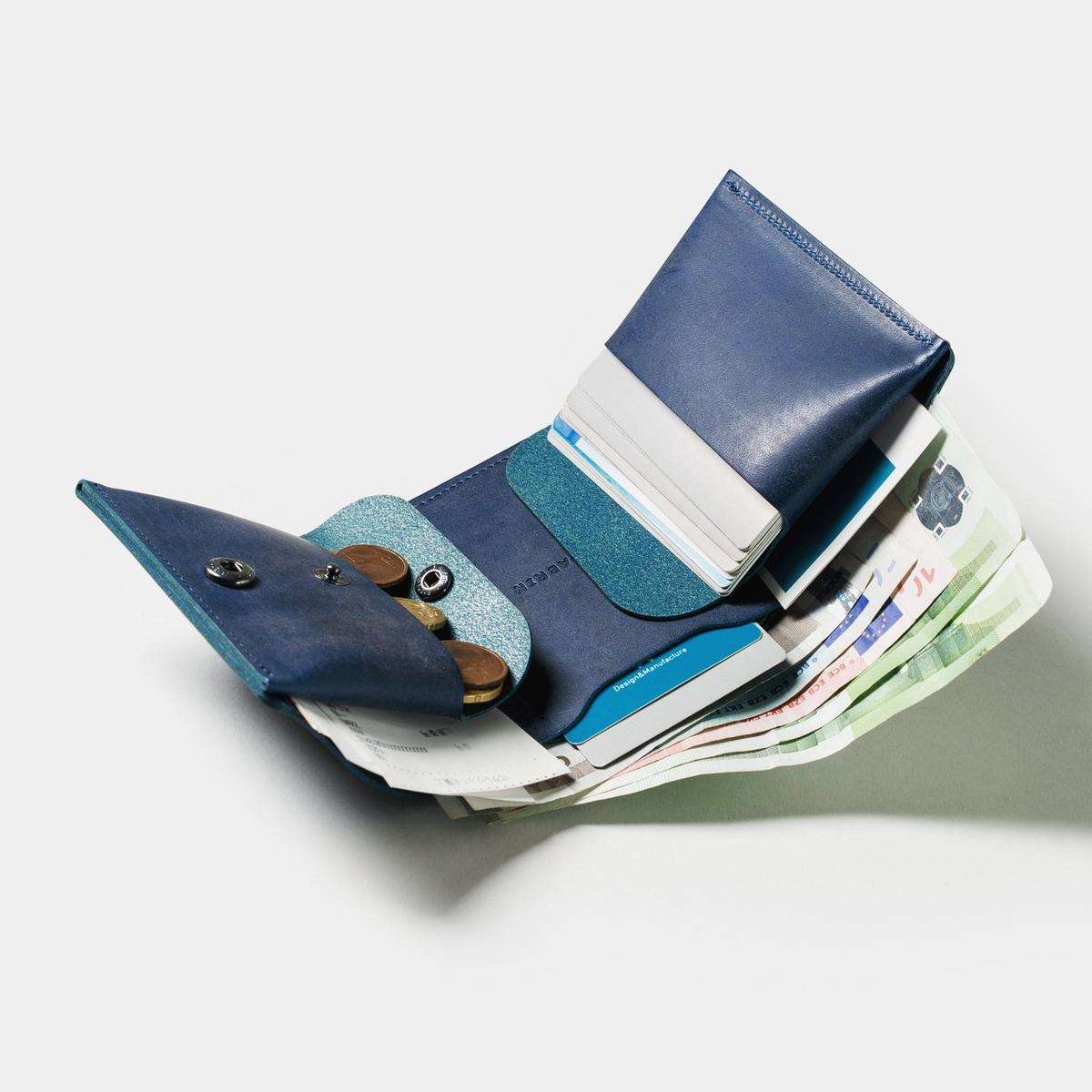 しっかり入ってコンパクトな財布 TRI-FOLD WALLET / POOL [限定色]