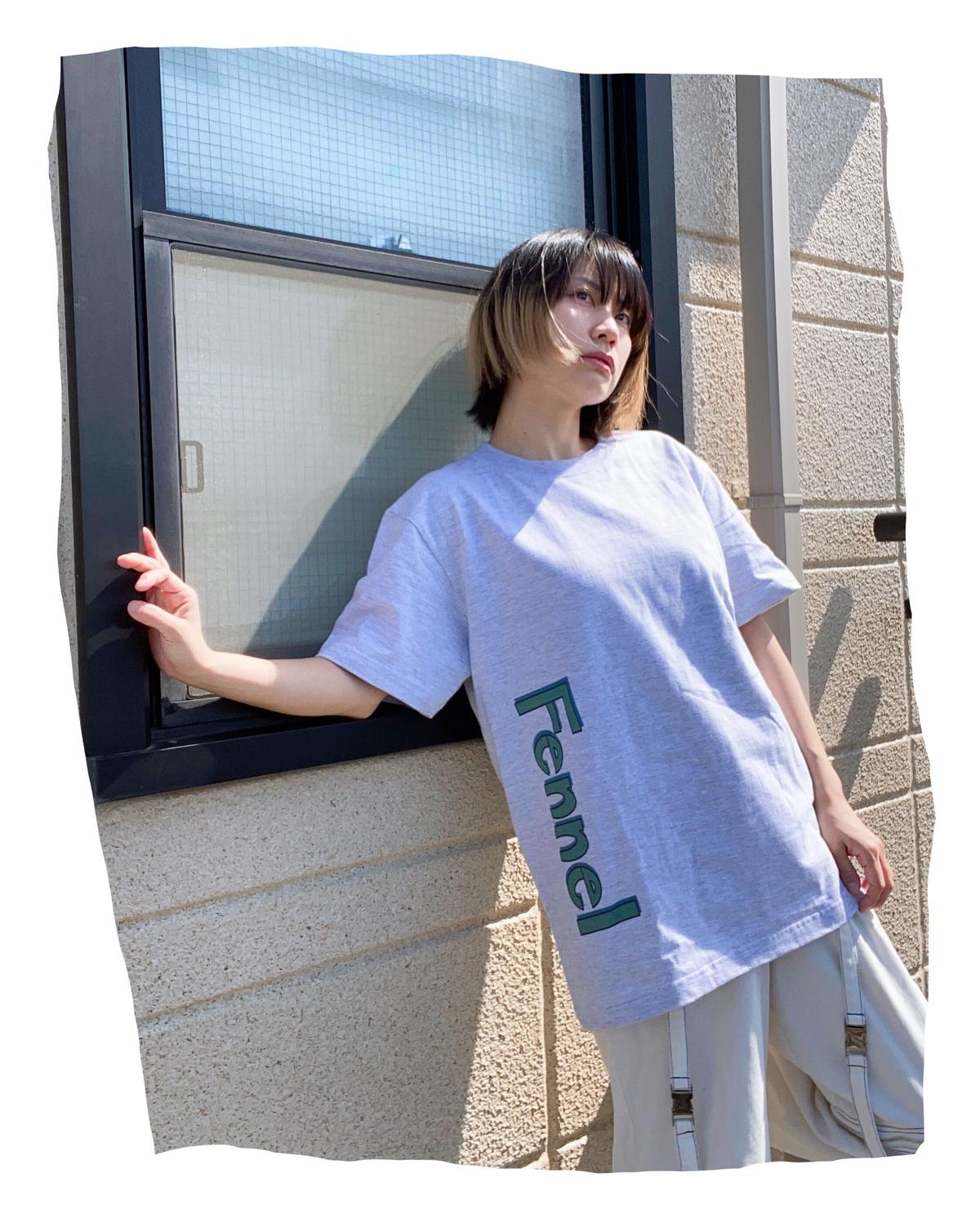 FennelロゴTシャツ(アッシュ) | Fennel's STORE