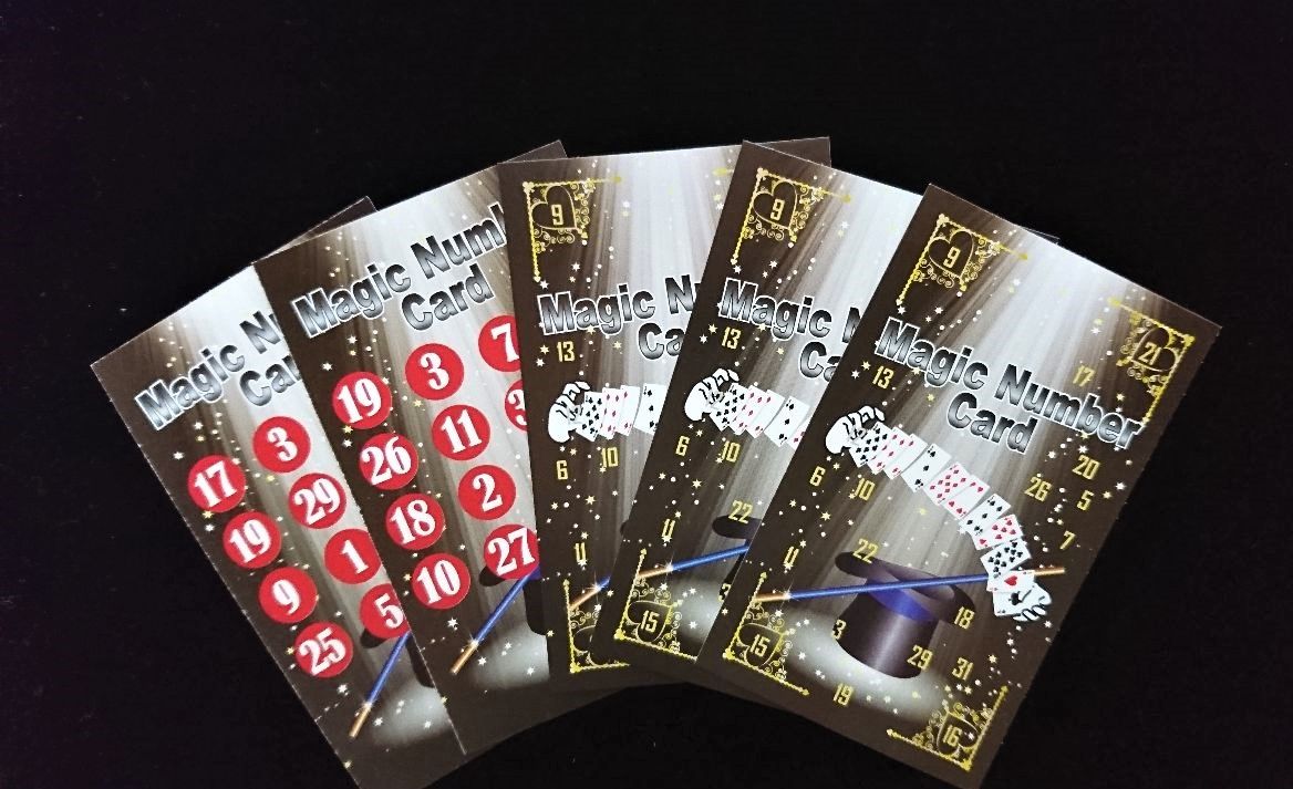 Magic number card（マジックナンバーカード） | Magician Mr.Fo...