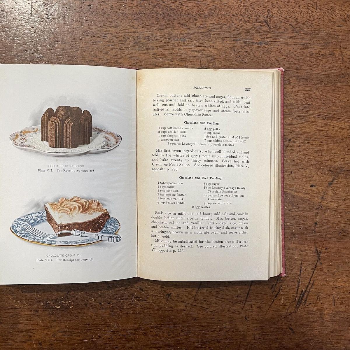 「LOWNEY'S COOK BOOK（1912年）」Maria Willett Howard...