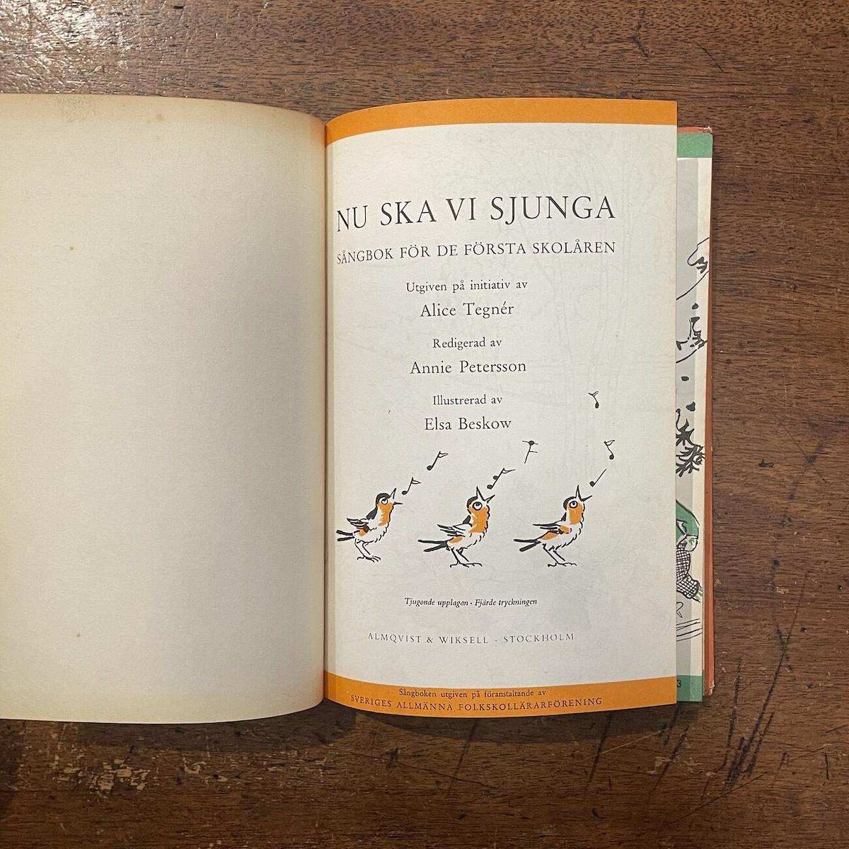 「NU SKA VI SJUNGA（1961年）」Alice Tegner Elsa Besk...