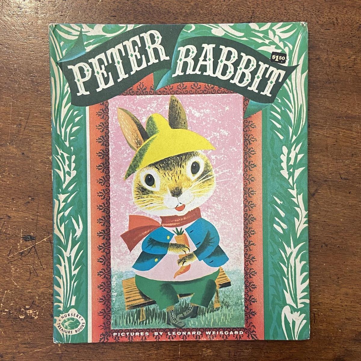 「PETER RABBIT」Beatrix Potter Leonard Weisgard（レ...