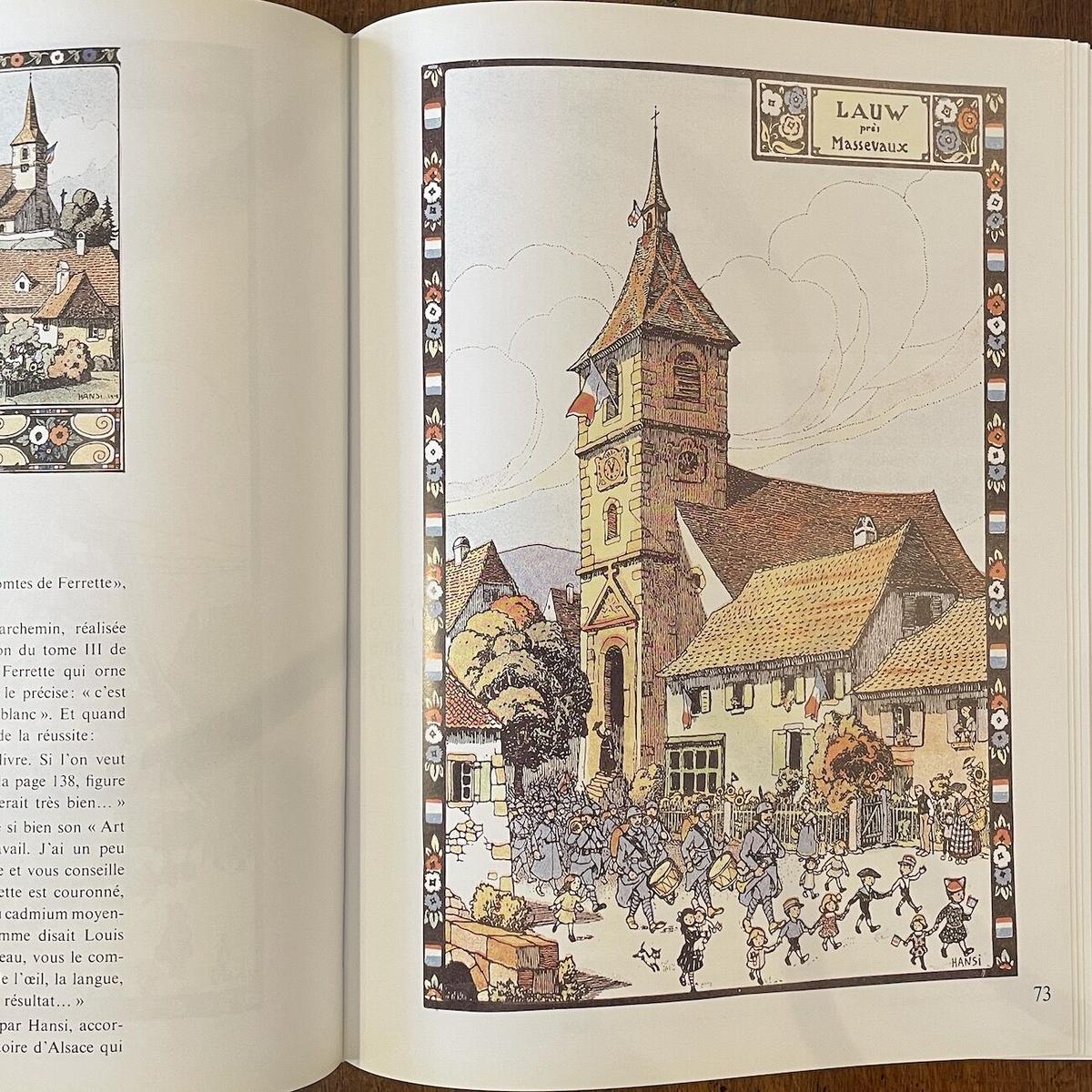 「AVEC HANSI A TRAVERS L'ALSACE」Robert Perreau