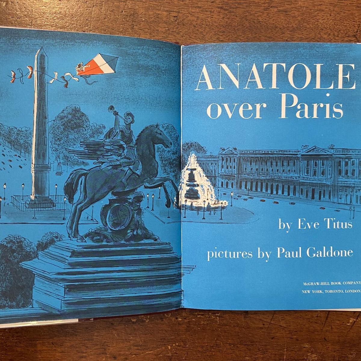 「Anatole Over Paris」Eve Titus Paul Galdone（ポール・...