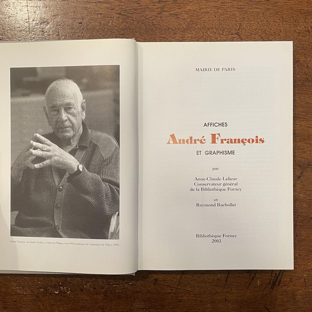 「AFFICHES ET GRAPHISME」Andre Francois（アンドレ・フランソ...