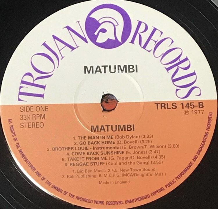 Matumbi - The Best Of Matumbi [LP][Trojan Recor...