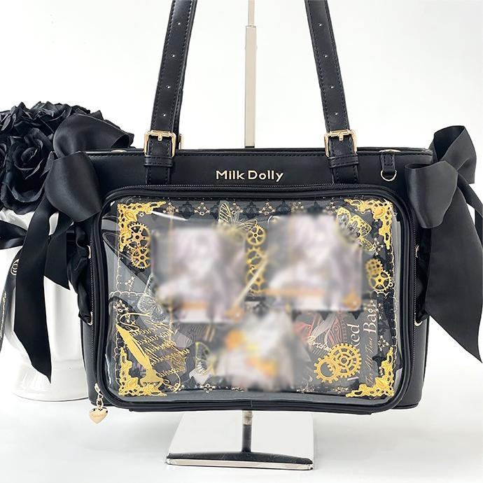 【FUYUUNEKO】サイドリボン付き痛バッグ milk dolly | G.triGer