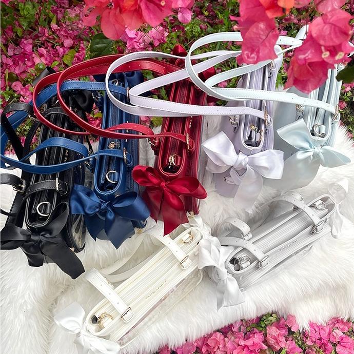 【FUYUUNEKO】サイドリボン付き痛バッグ milk dolly | G.triGer