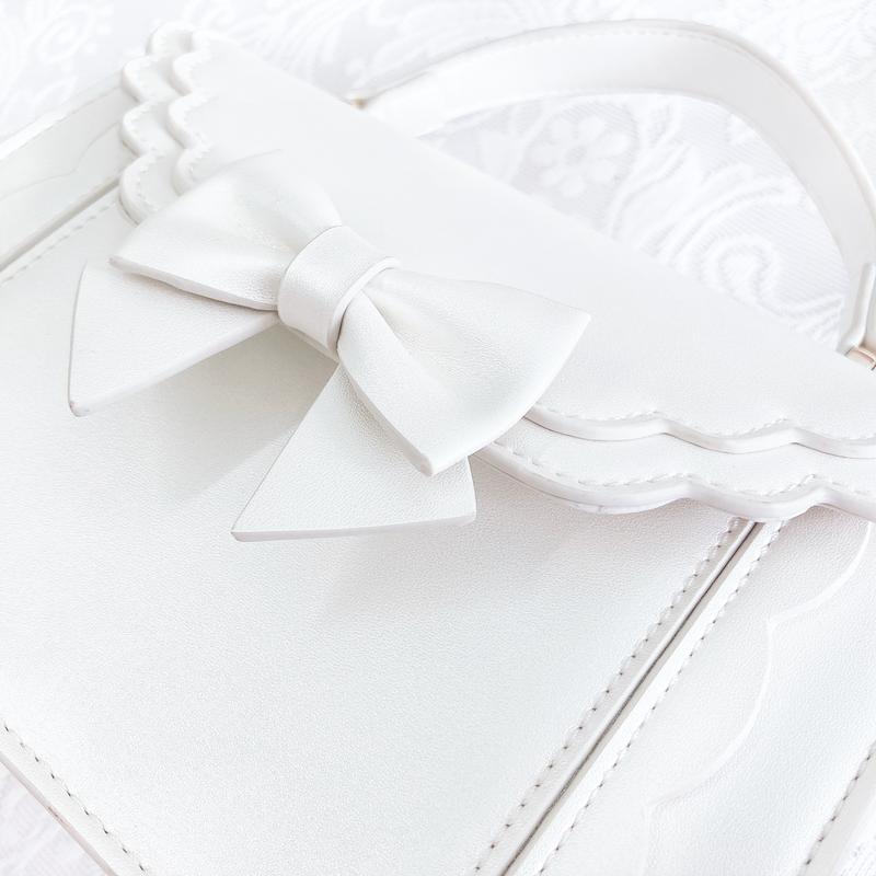 【ぬいバッグ】リボン付きスカラップ痛ショルダーバッグ | G.triGer