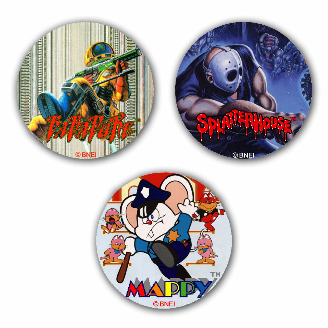 【NAMCO Arcade Selection Vol.1 】Button Badge (3...