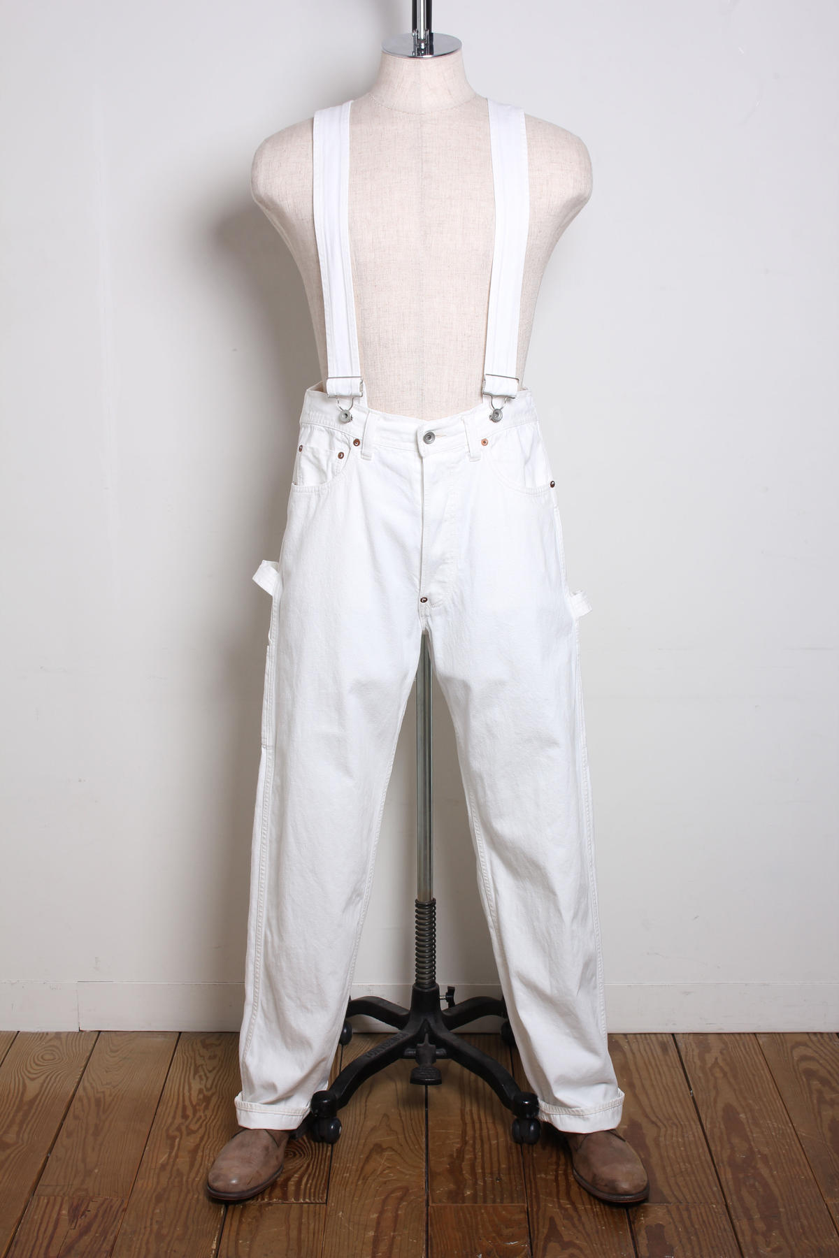 No Bib Overalls / White | GORI INTERNATIONAL IN...