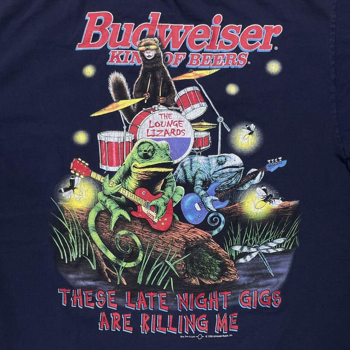 Budweiser CHAMELEON 1998 BAND LIVE NAVY DELTA X...