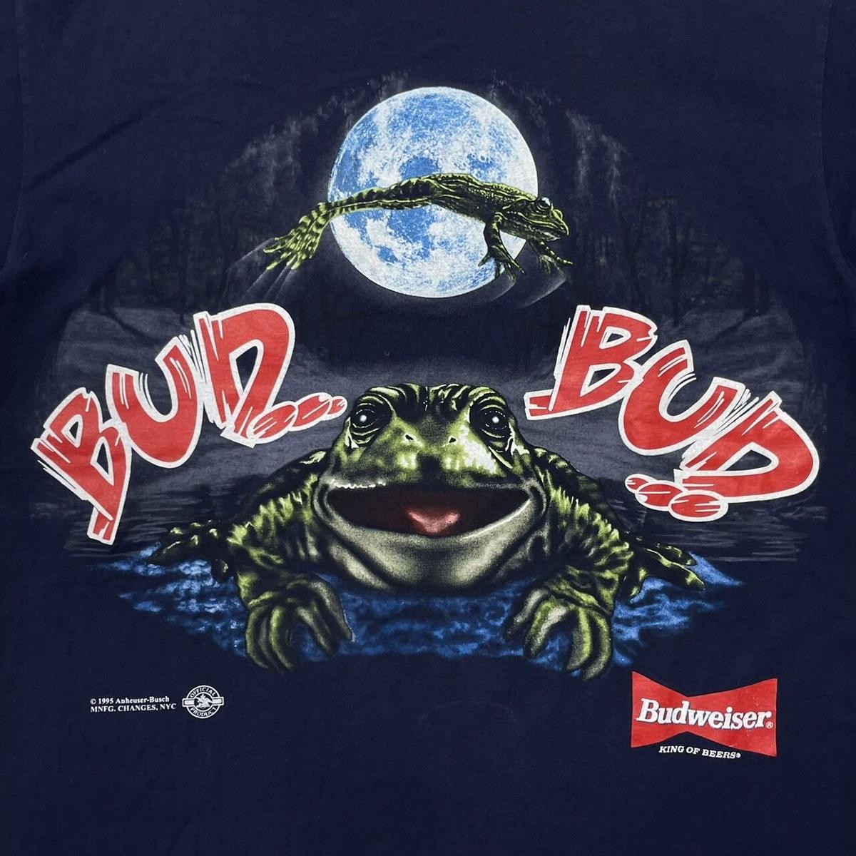 Budweiser FROGS THIS BUD'S FOR YOU NAVY FITS LA...