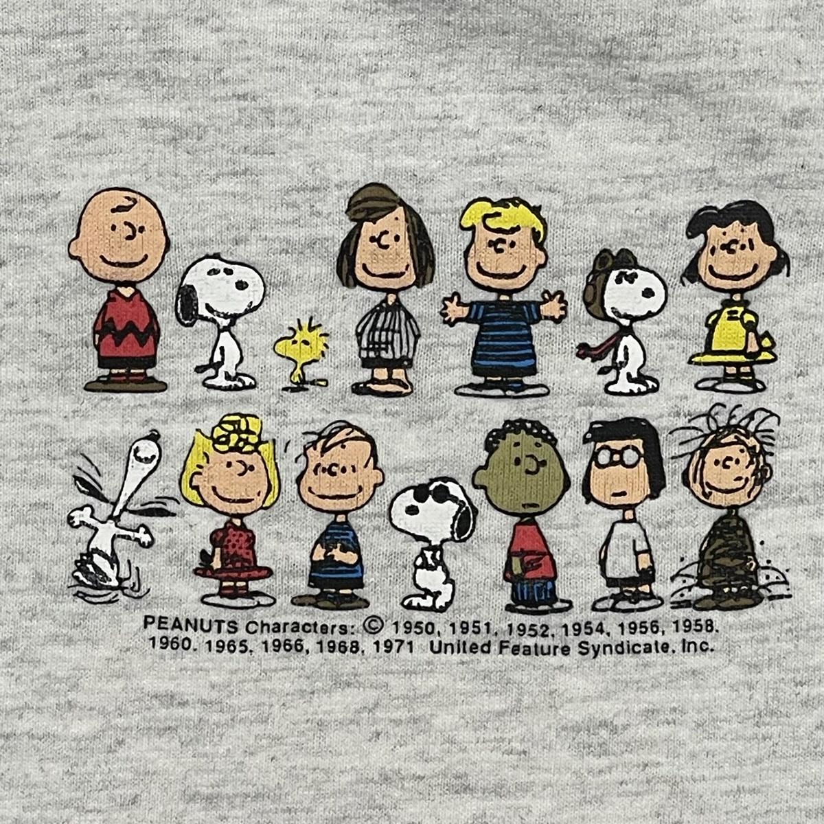 PEANUTS ORIGINAL GRUNGE ASH GREY TULTEX LARGE 8...