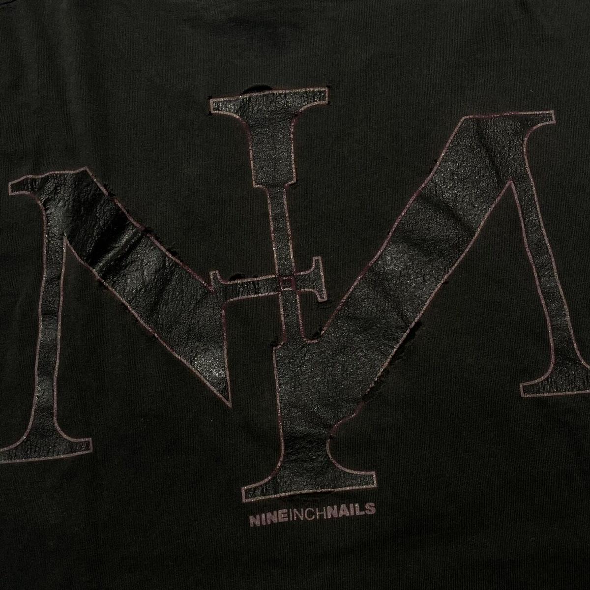 NINE INCH NAILS SIN LOGO RED FRUIT OF THE LOOM ...