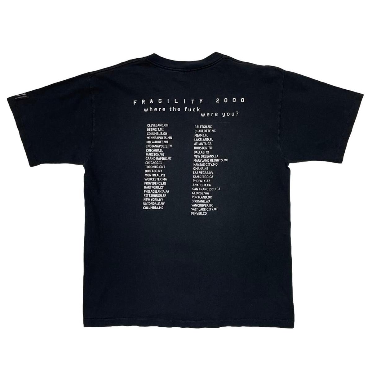 NINE INCH NAILS FRAGILITY 2000 TOUR ALL SPORT L...