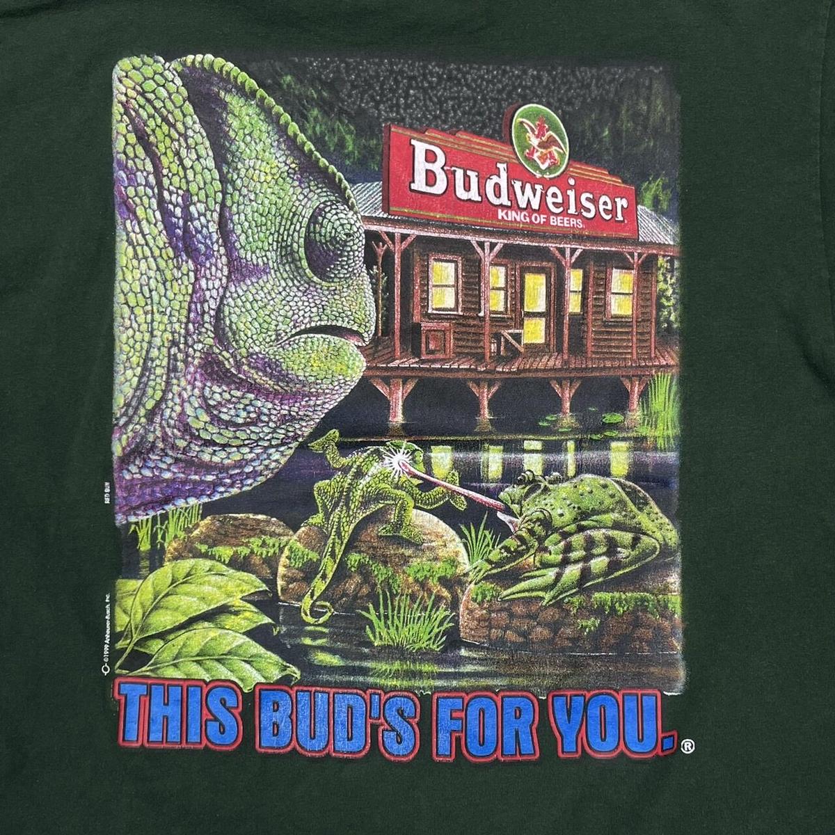 Budweiser CHAMELEON&FROG 1999 THIS BUD'S FOR YO...