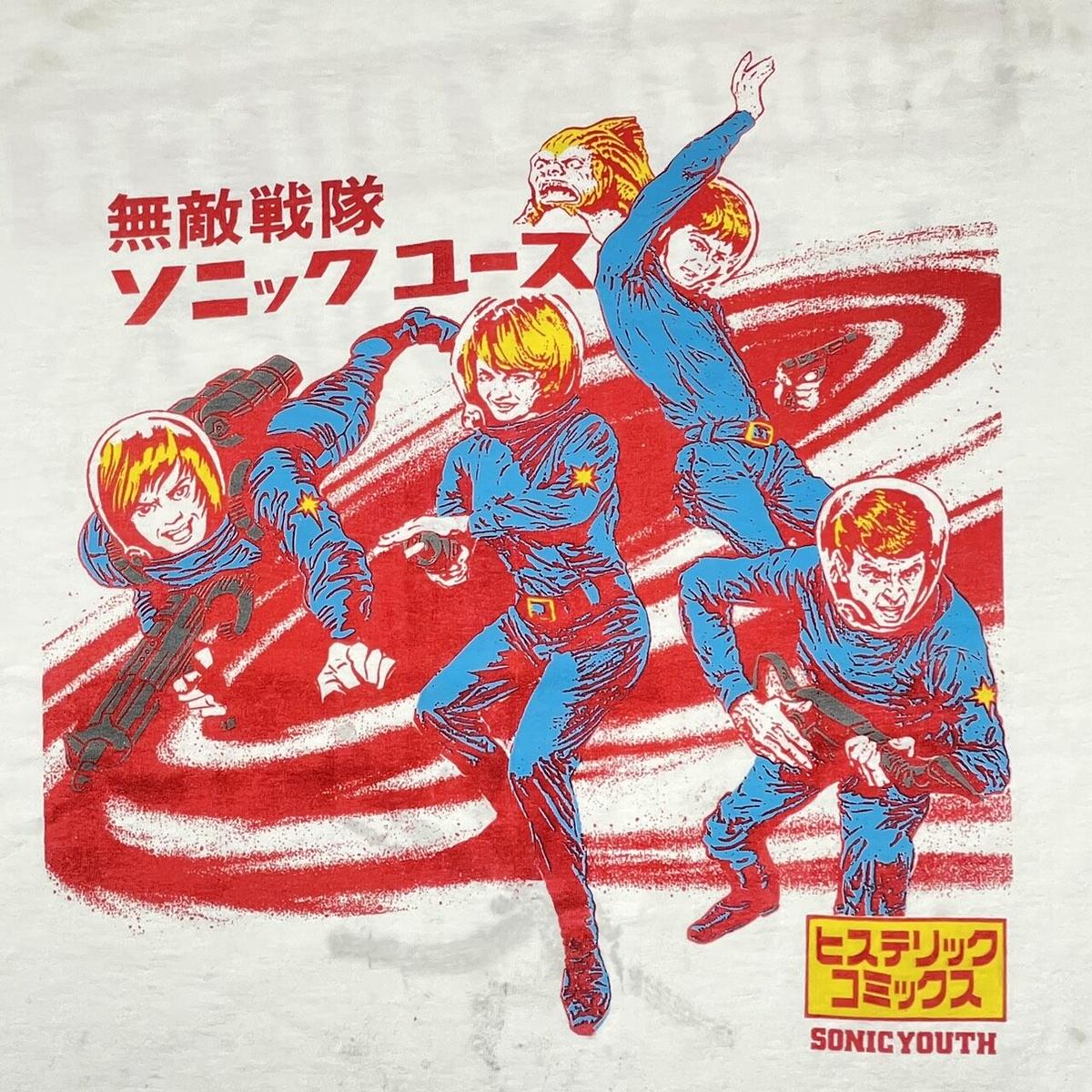 SONIC YOUTH ヒステリックコミックス 無敵艦隊 ソニックユース WHITE ONEI...