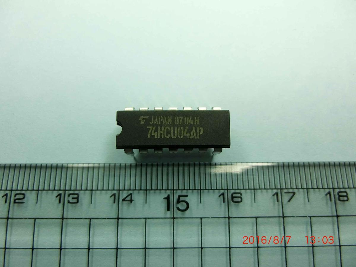 DIP Hex Inverter (Unbuffer) TC74HCU04AP(2個) 東芝...