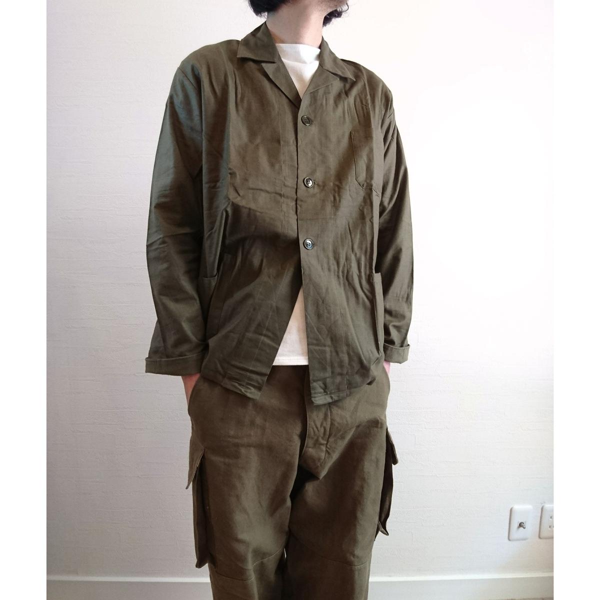 【Netherlands military Work Jacket DeadStock】オラン...