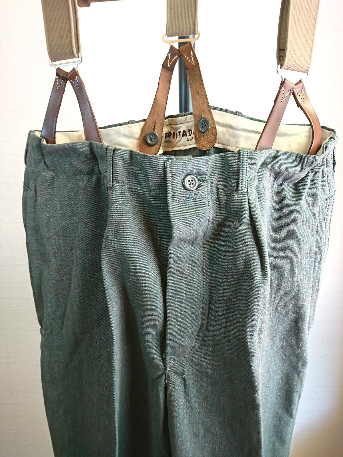 【Swedish Army 50's Prisoner Pants DeadStock】 スウ...