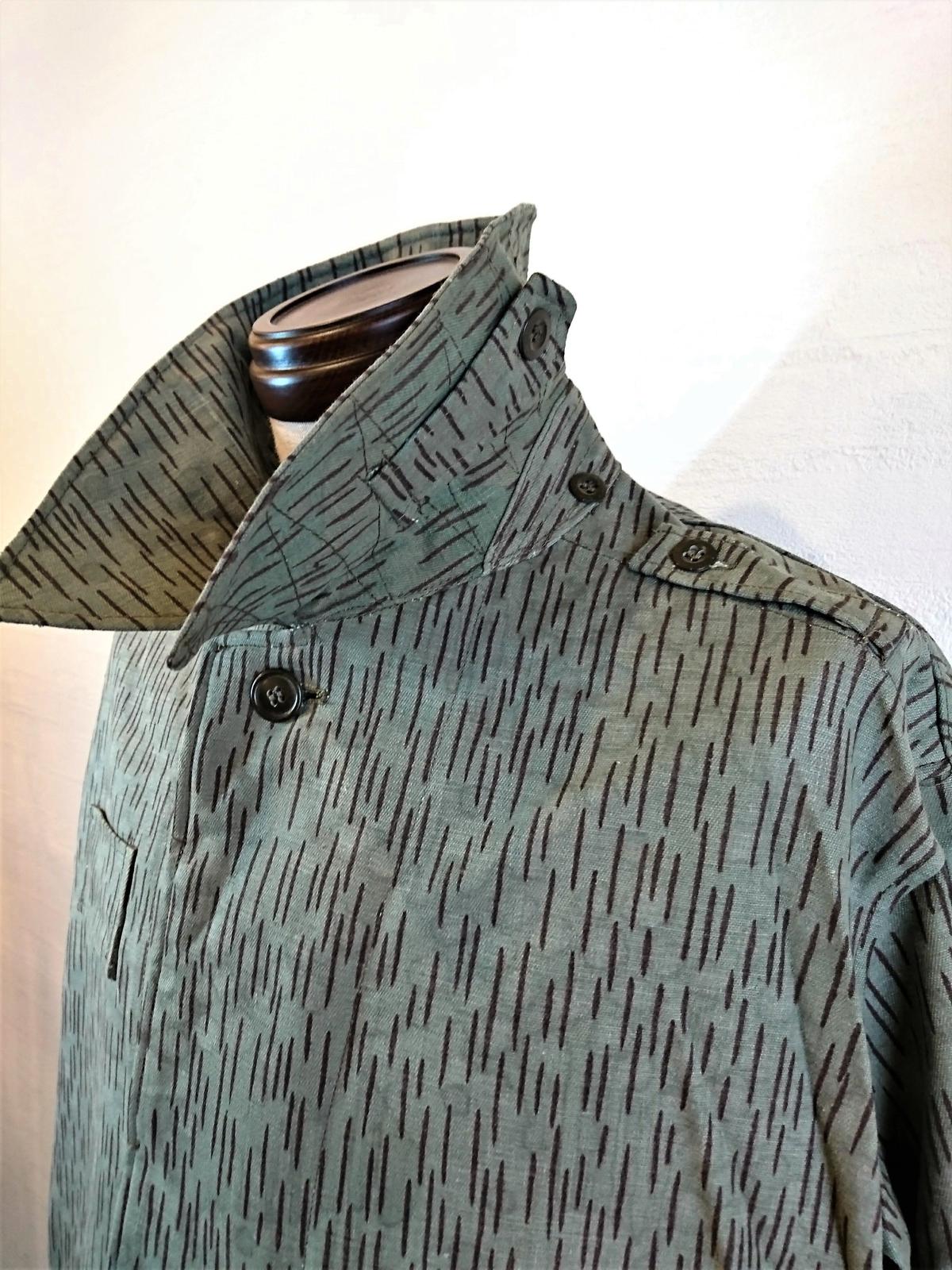 【Czech Army 60 's Rain Drop Camo Coat DeadStock...