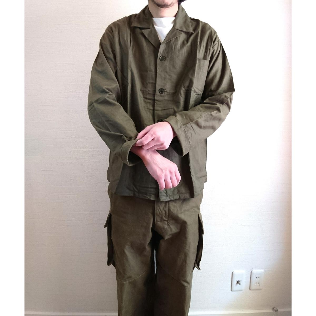 【Netherlands military Work Jacket DeadStock】オラン...