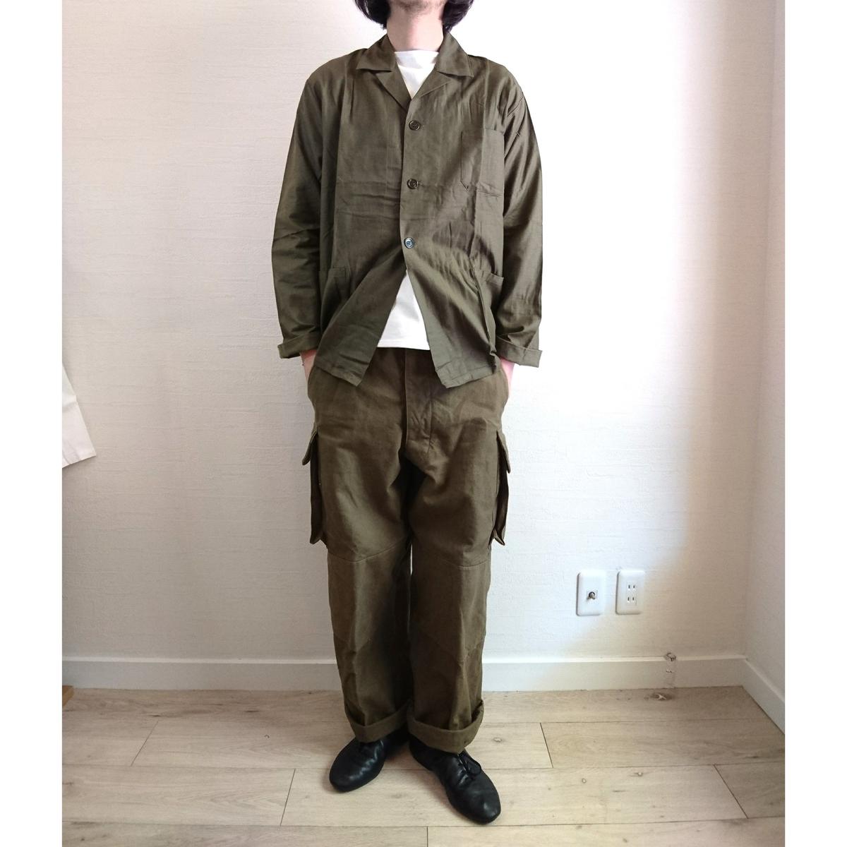 【Netherlands military Work Jacket DeadStock】オラン...