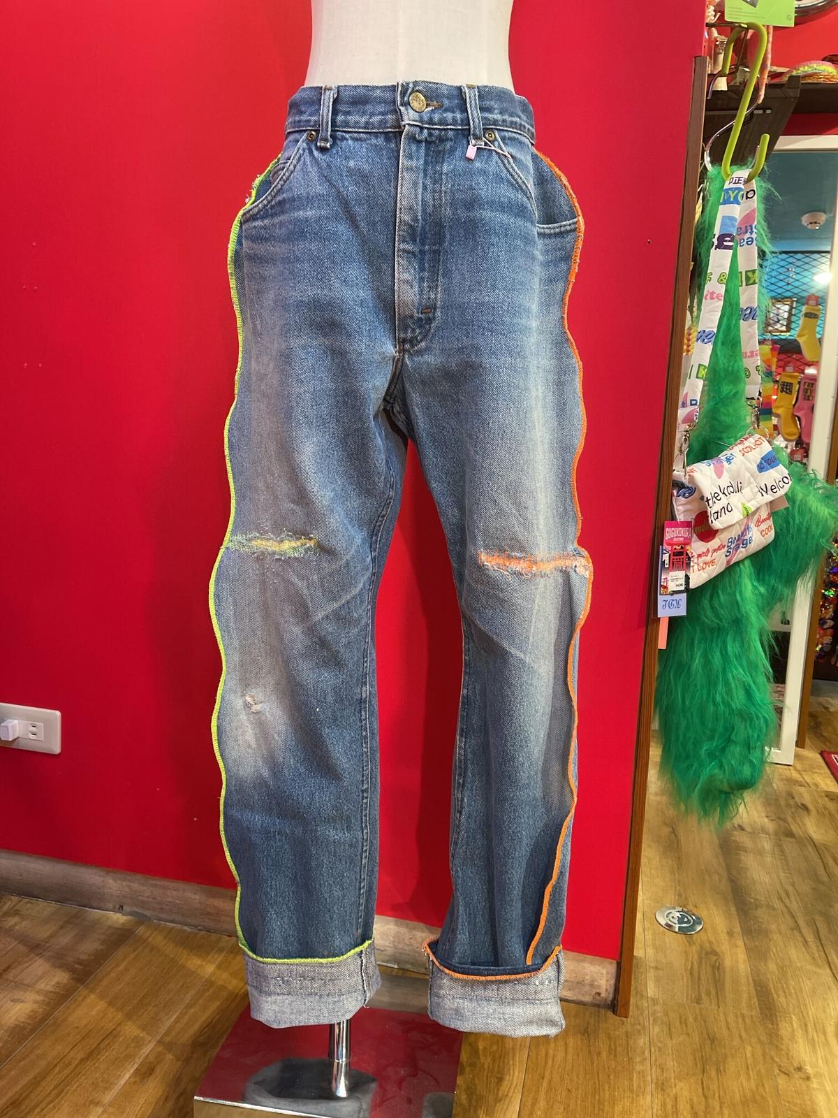 【VERANDALUNCH】リメイク ヒラヒラデニム パンツ | GUGU