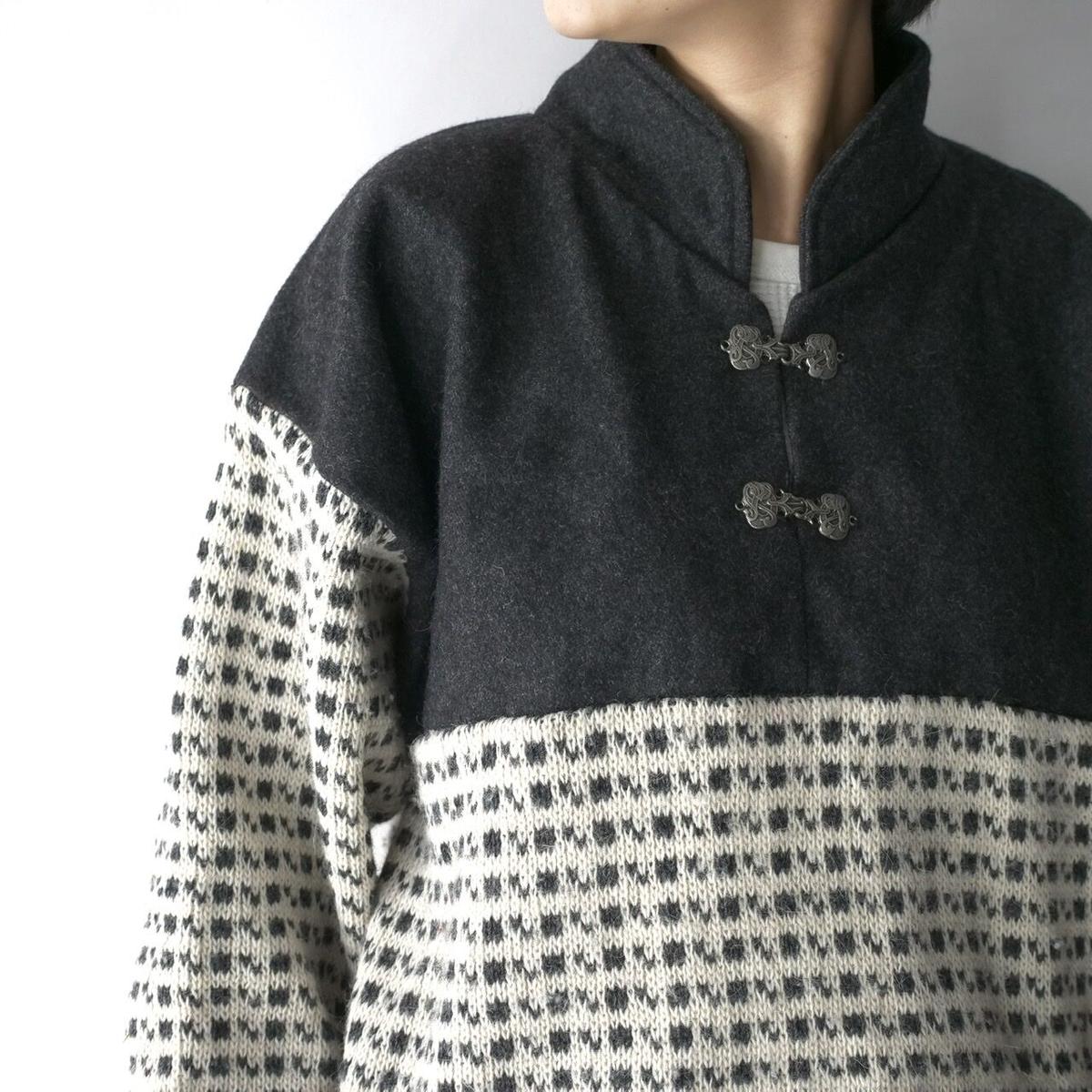 Ireland Tyrolean design pullover knit+different...