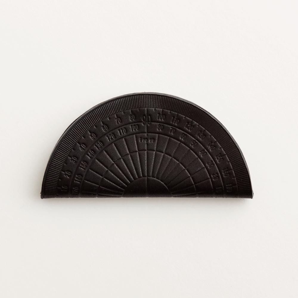 protractor coin case ( nude / black)*再入荷5月頃予定