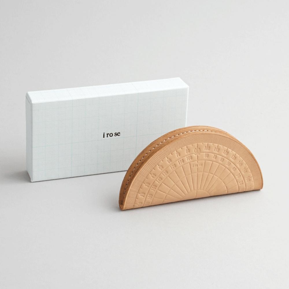 protractor coin case ( nude / black)*再入荷5月頃予定