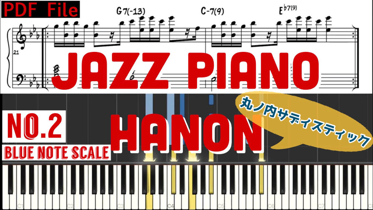 Jazz Piano Hanon No.2 | Jazz Sheetmusic Store