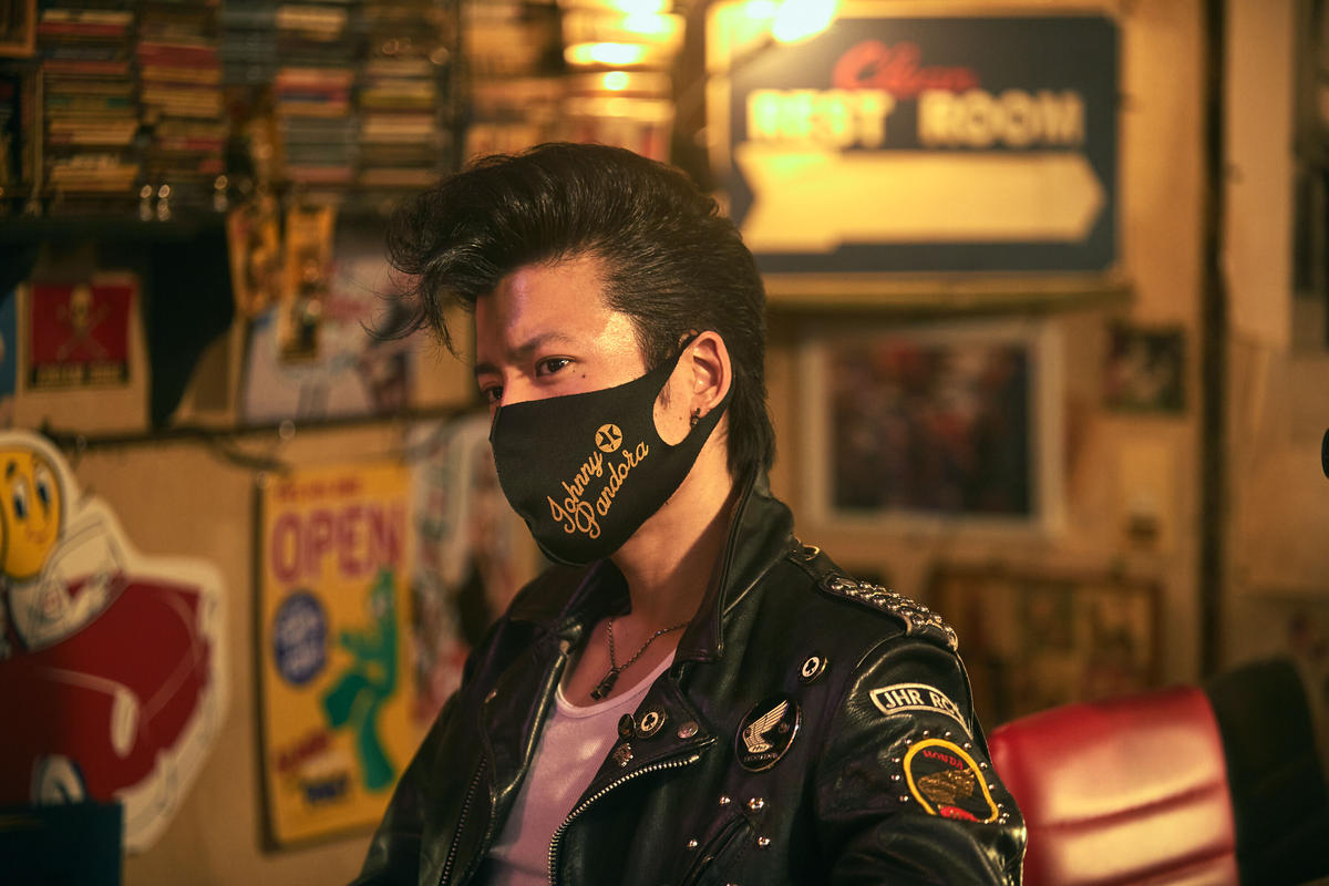 Johnny Pandora Face Mask (Gold) / オリジナルマスク (ブラッ...