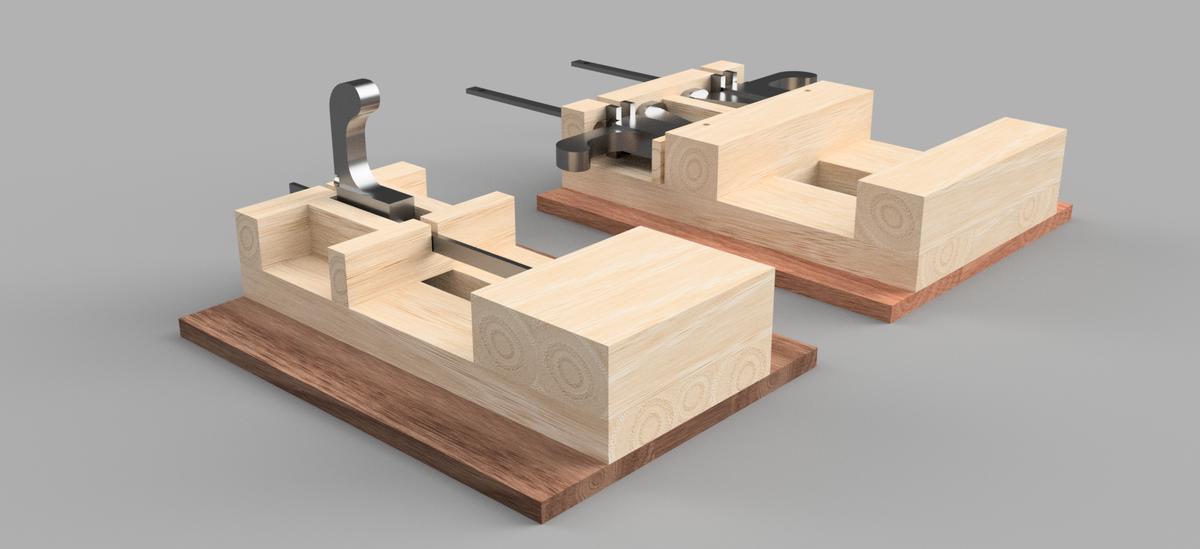 [Plan]Two types of Smart wooden vise | JSK's